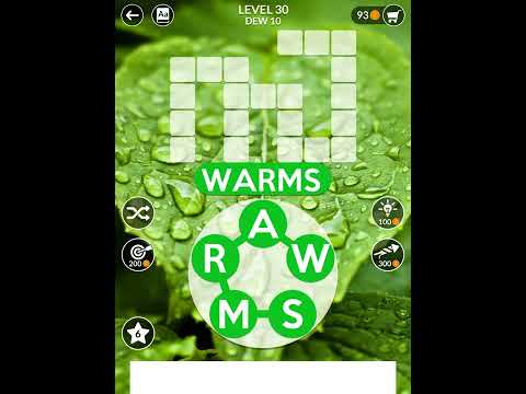 Wordscapes Level 30 Dew 10