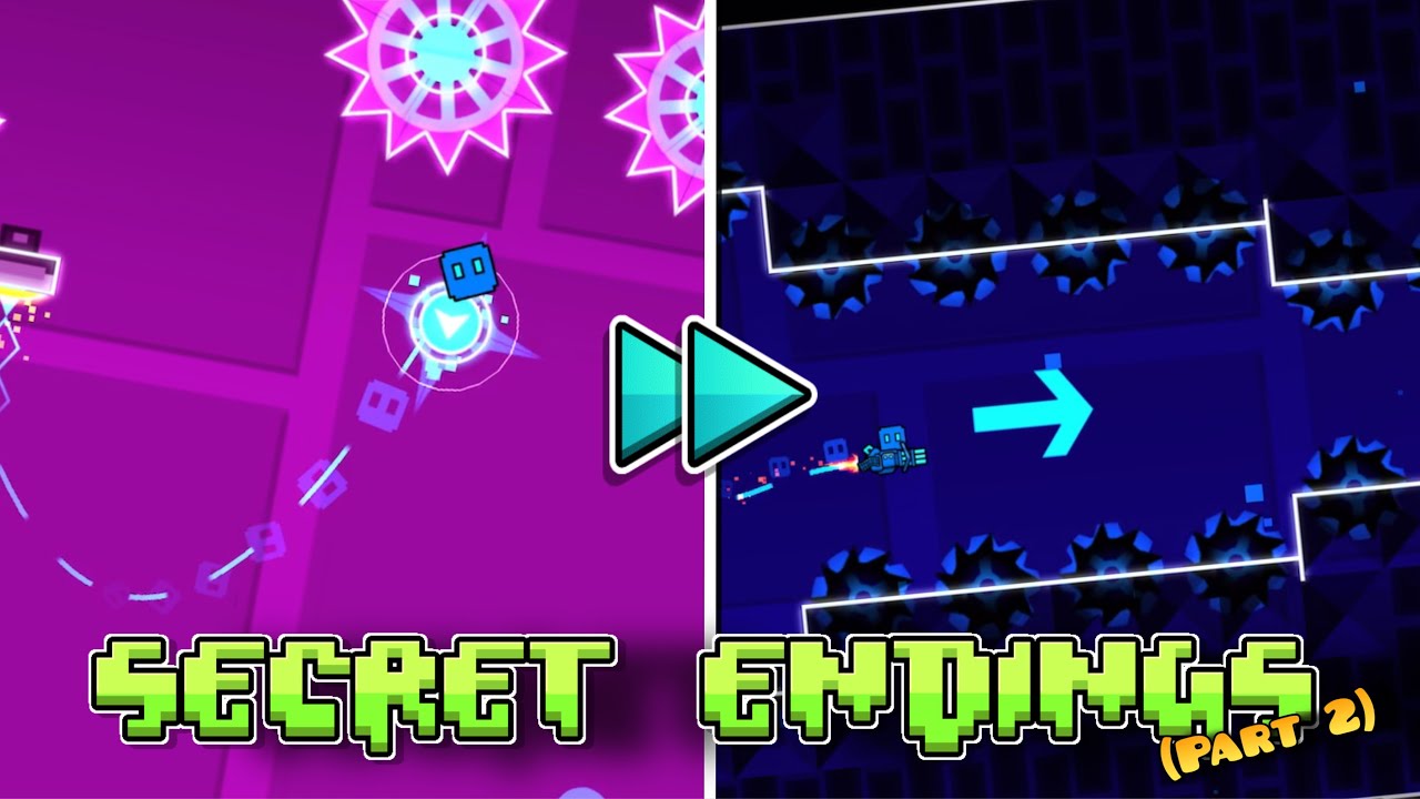 If Geometry Dash’s main levels had SECRET Alternate Endings (Part 2) | Geometry Dash 2.2