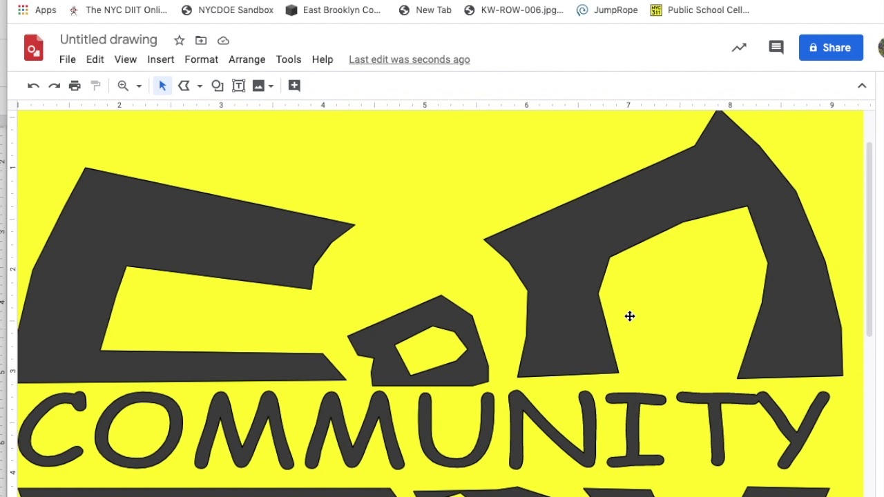 polyline tutorial google drawings