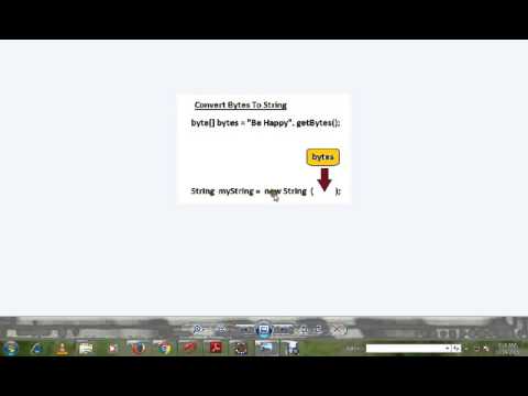 HOW TO CONVERT BYTE ARRAY TO STRING IN JAVA