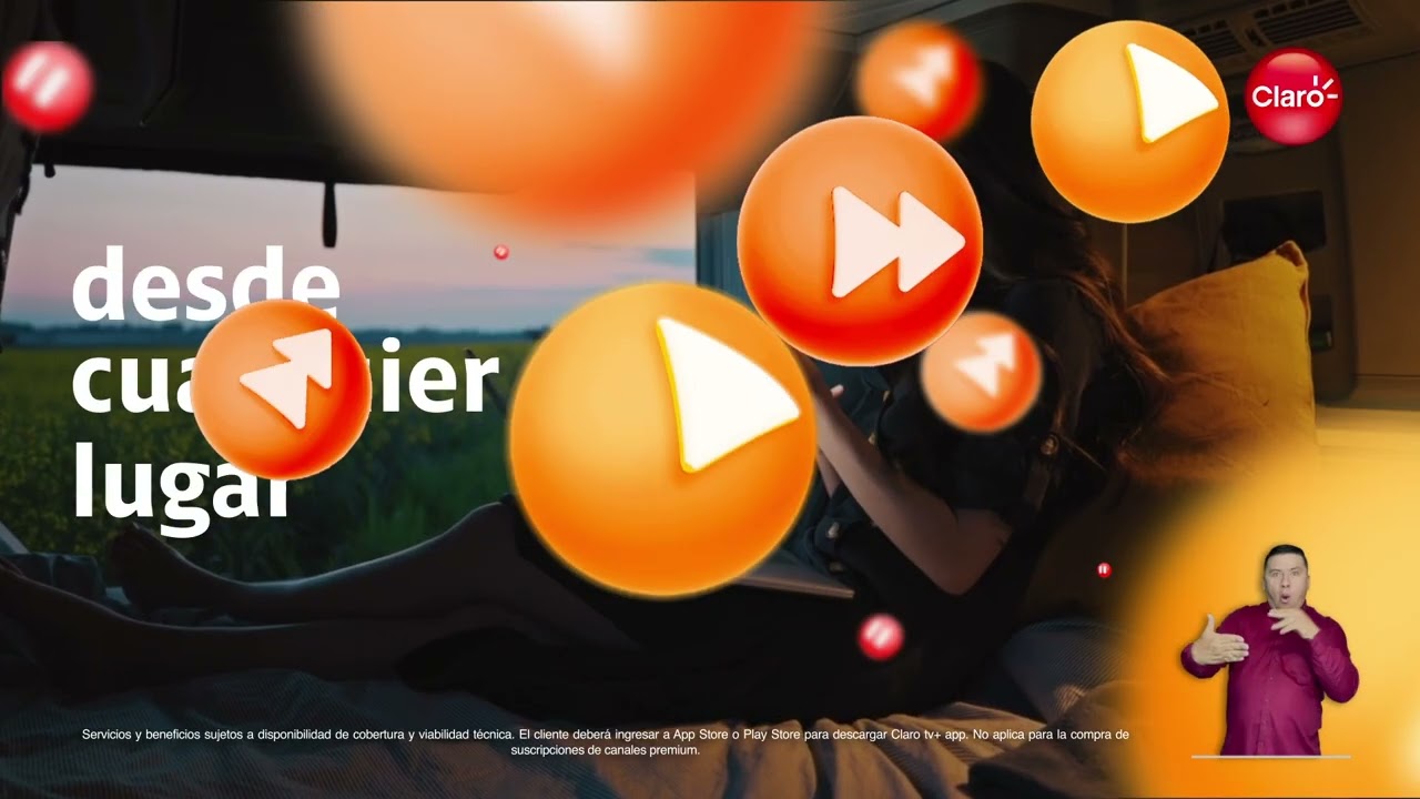 Con Claro tv+ mira TV donde quieras