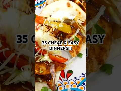 35 CHEAP & EASY DINNERS! CLICK HERE #recipe #10minutemeals #slowcookerrecipe #Juliapacheco #cooking