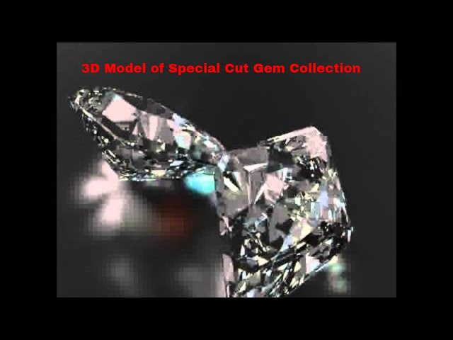 Special cut gem collection 3D Model - FlatPyramid