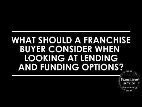 Finding the right lender before you buy a franchise