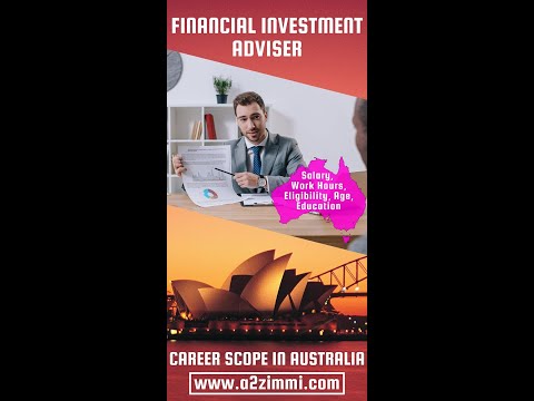 Financial Investment Adviser Career Scope in Australia | Work Hours | Salary | Gender Preference
