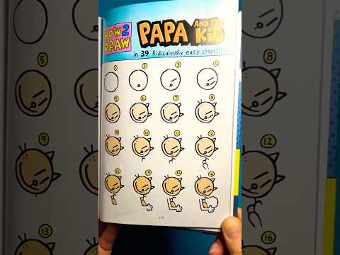 How to draw Dog Man characters Papa and the Kid! #howtodraw #catkid #dogman #howtodraweasy