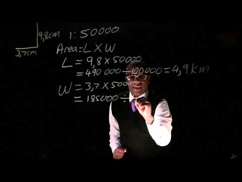 Calculation of the Area (S. Sotho to English translation)