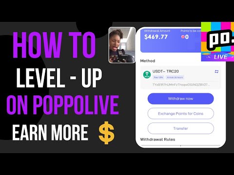 HOW TO LEVEL UP ON POPPOLIVE | Understanding the difference between level-up & Wealth Level