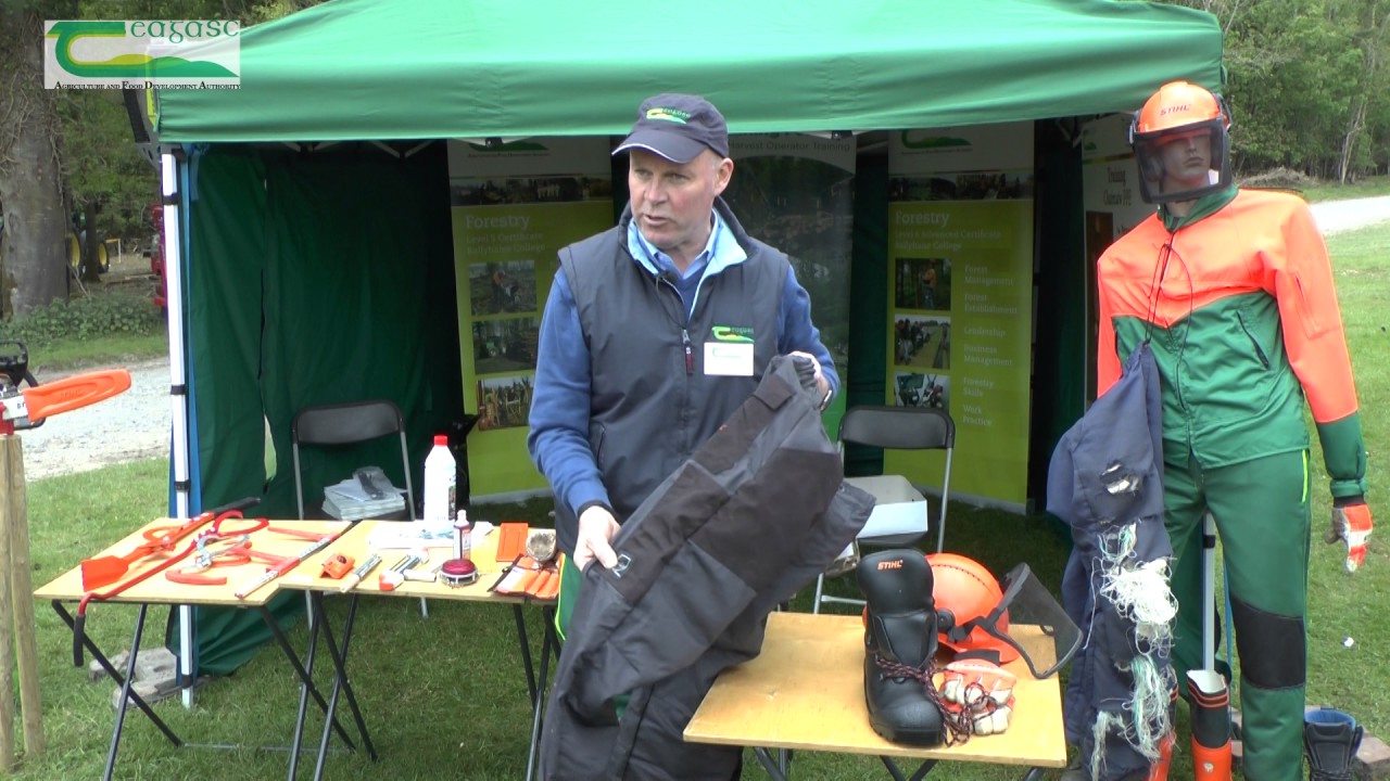 Personal protective equipment for the chainsaw operator