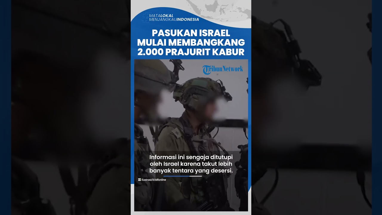 Pasukan Israel Mulai Membangkang, 2.000 Prajurit Kabur dari Perang Gaza ...