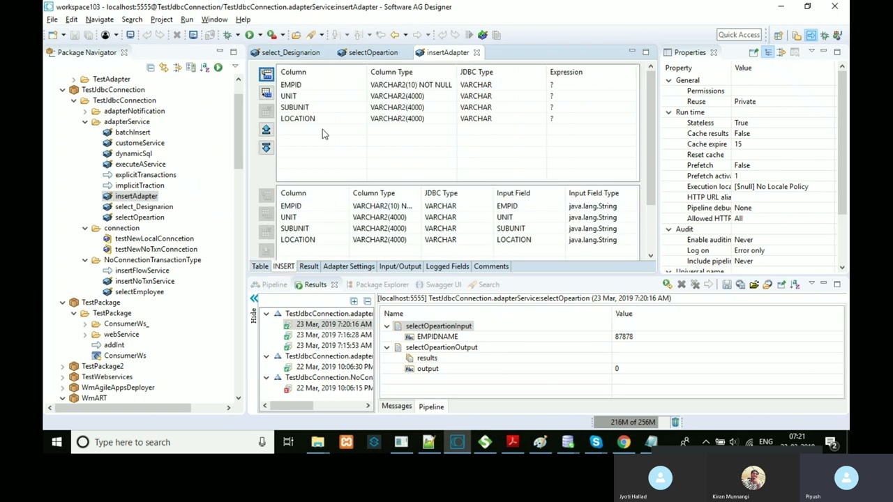 webMethods Tutorial: - webMethods JDBC Adapter Part 2