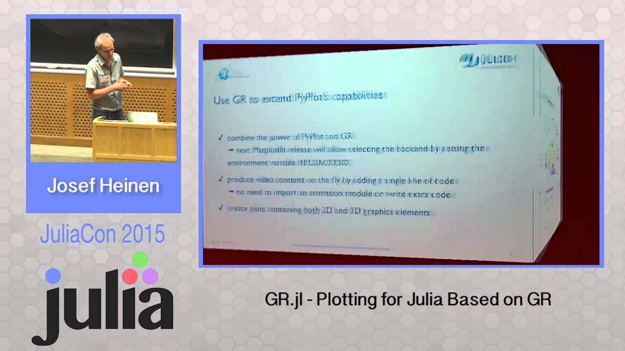 Josef Heinen: GR.jl - Plotting for Julia based on GR