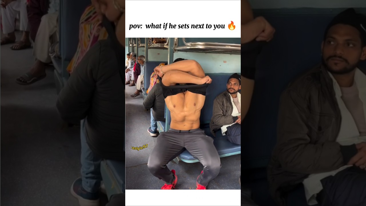 Indian handsome man in Train   #shorts