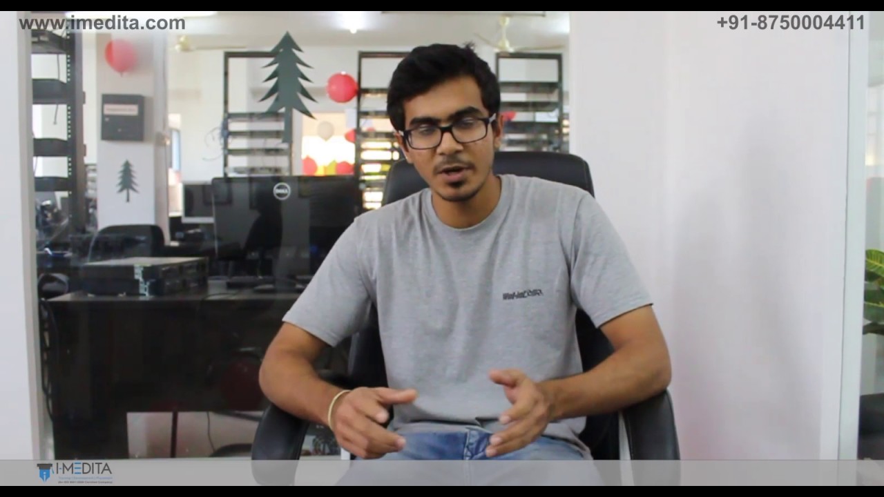 Mr. Shubham Kulkarni shares his experience on Project Based Big Data Hadoop Training at I-Medita