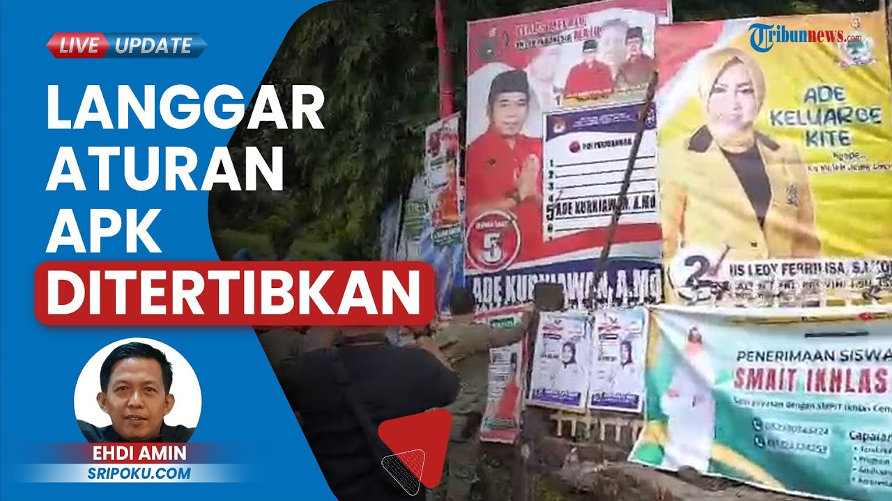 Puluhan Baliho Banyak Melanggar, Bawaslu Lahat Tertibkan APK di Titik Terlarang yang Ditetapkan ...