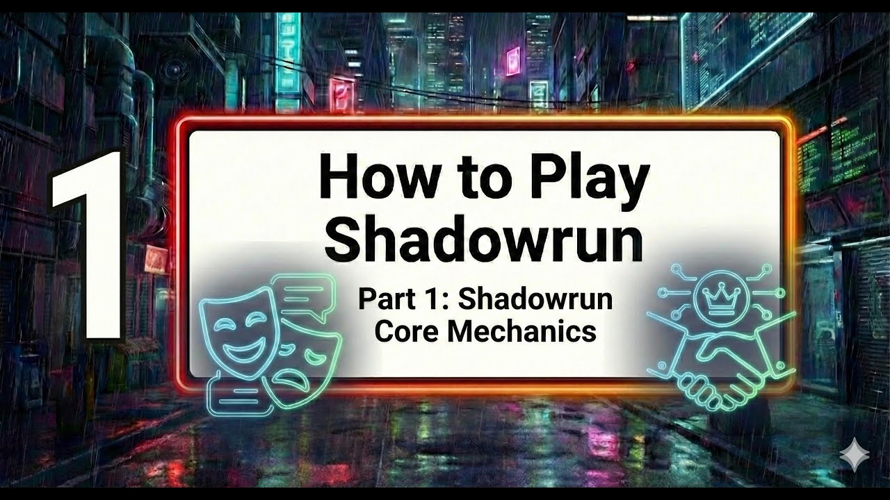 How to play Shadowrun Part 1, Shadowrun Core Mechanics
