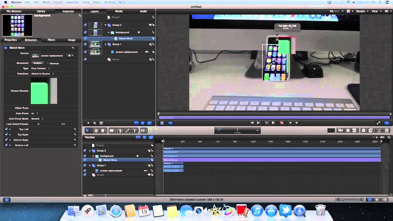 Motion 5 Tutorial- 4 Corner Motion Track