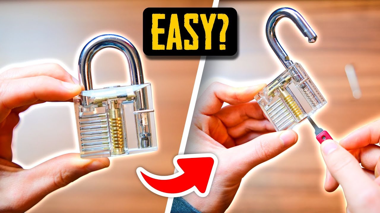 Absolute beginner tries lockpicking...