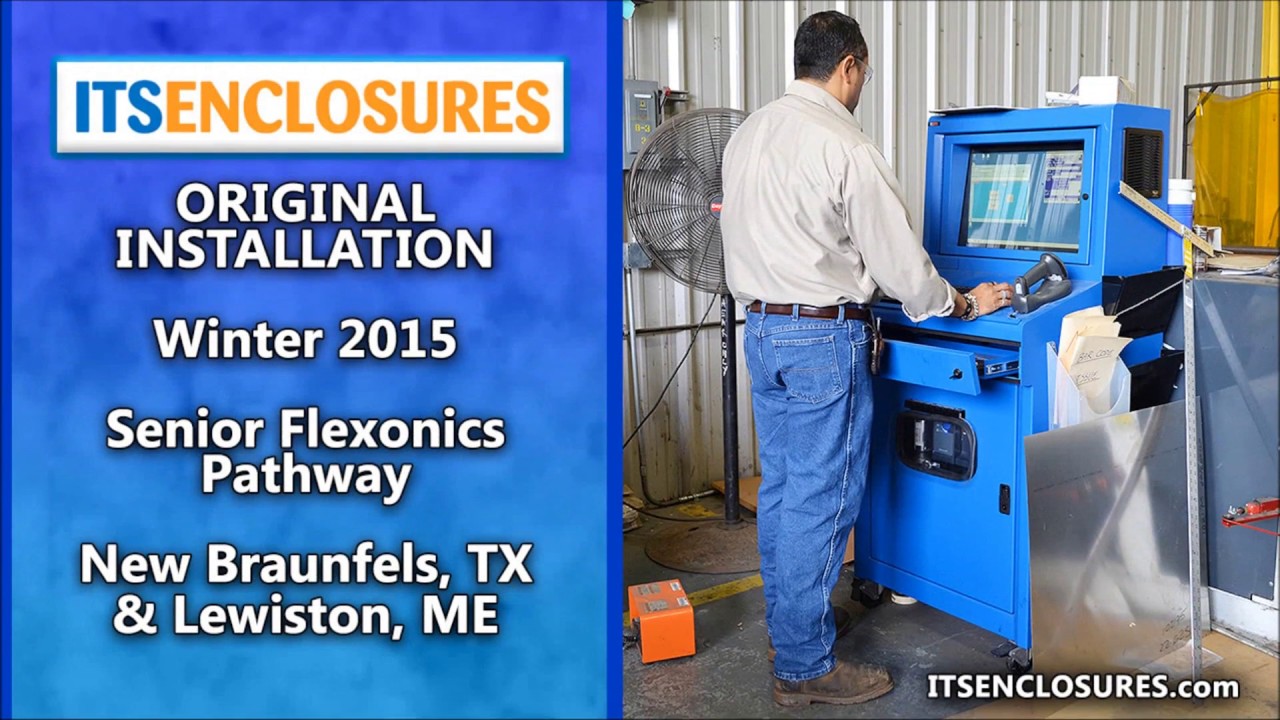 Freestanding Computer Enclosure, IceStation Product, Senior Flexonics Pathway