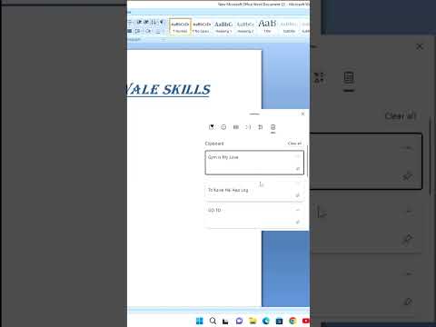 Windows + V Shortcut 🔥 Clipboard History Trick Office Shortcut #WindowsShortcut #shorts #shortvideo