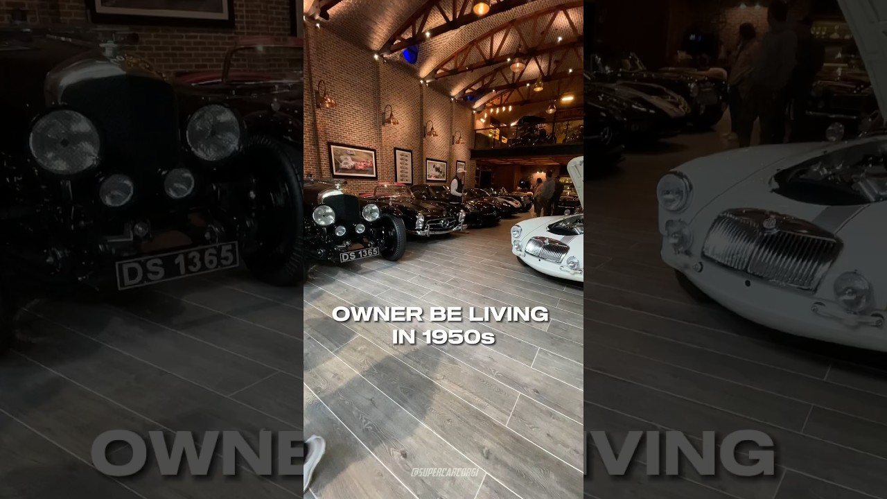 Most Tasteful Classic Car Garage I’ve Ever Seen 👌🏻🧐