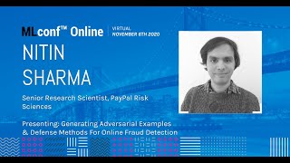 Nitin Sharma | MLconf - The Machine Learning Conference