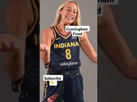 Sophie cunningham fined following her ejection in the Fever game against Connecticut Sun #wnba2025