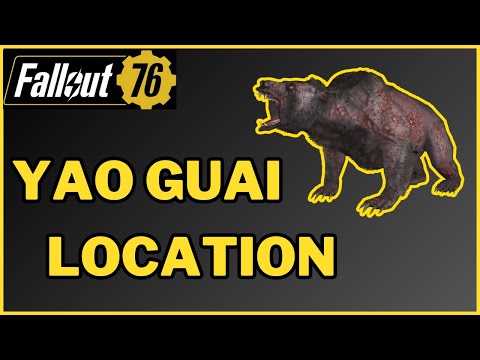 How To Find Yao Guai / Site Alpha Location Fallout 76
