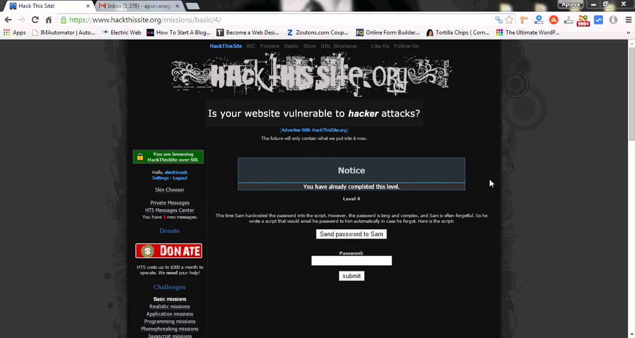 HackThisSite - Practice Hacking - Basic 4.