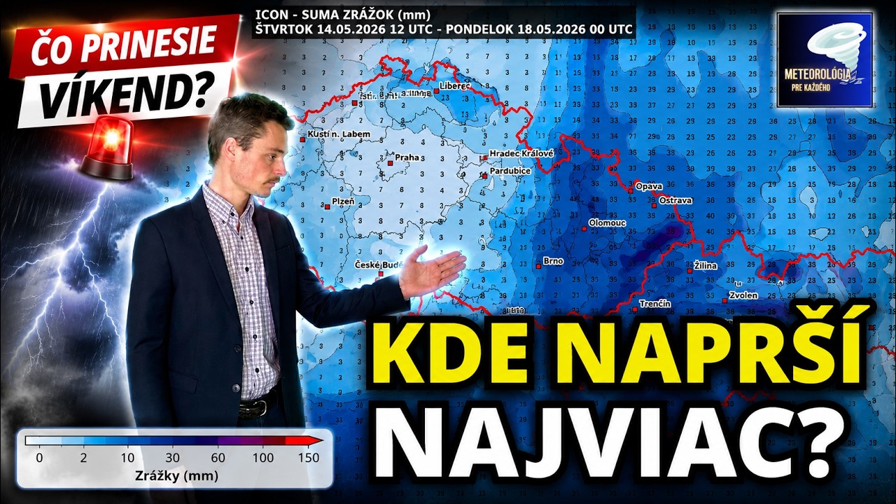 Máte na víkend nejaké plány? Zmariť ich môže počasie. #predpoveď #meteorológia #fakty #počasie