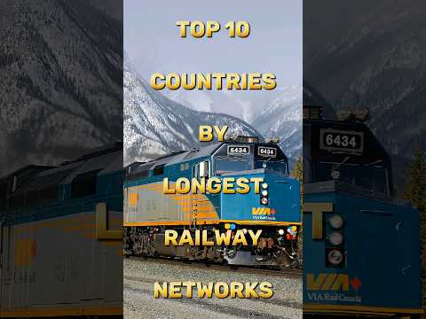 Top 10 Countries By Longest Railway Network