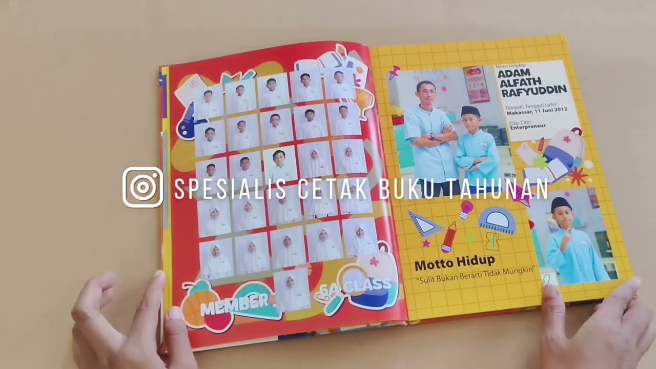 Contoh buku tahunan sekolah SDIT Andalusia - Review Yearbook Eps 4