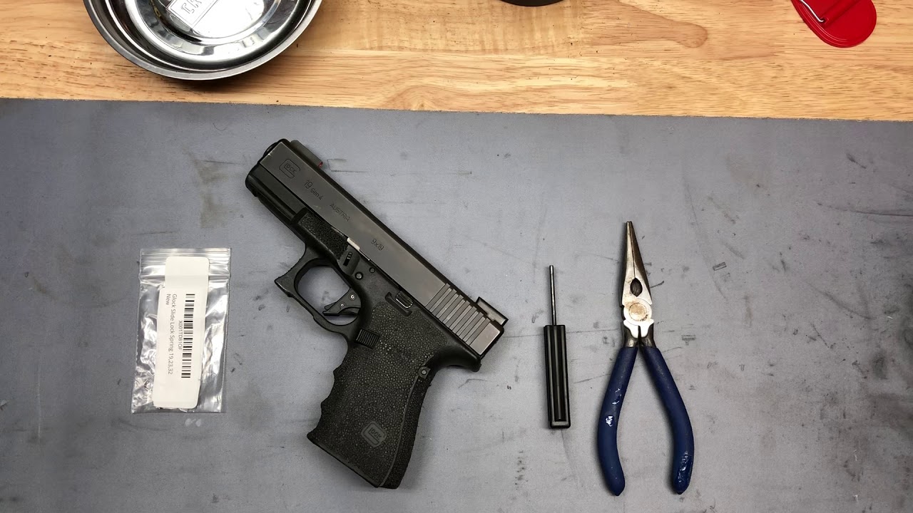 Replacing the Glock Slide Lock Spring