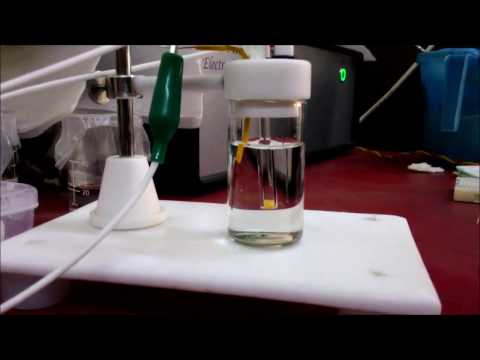 Electrodeposition in CH Instruments Electrochemical Workstation