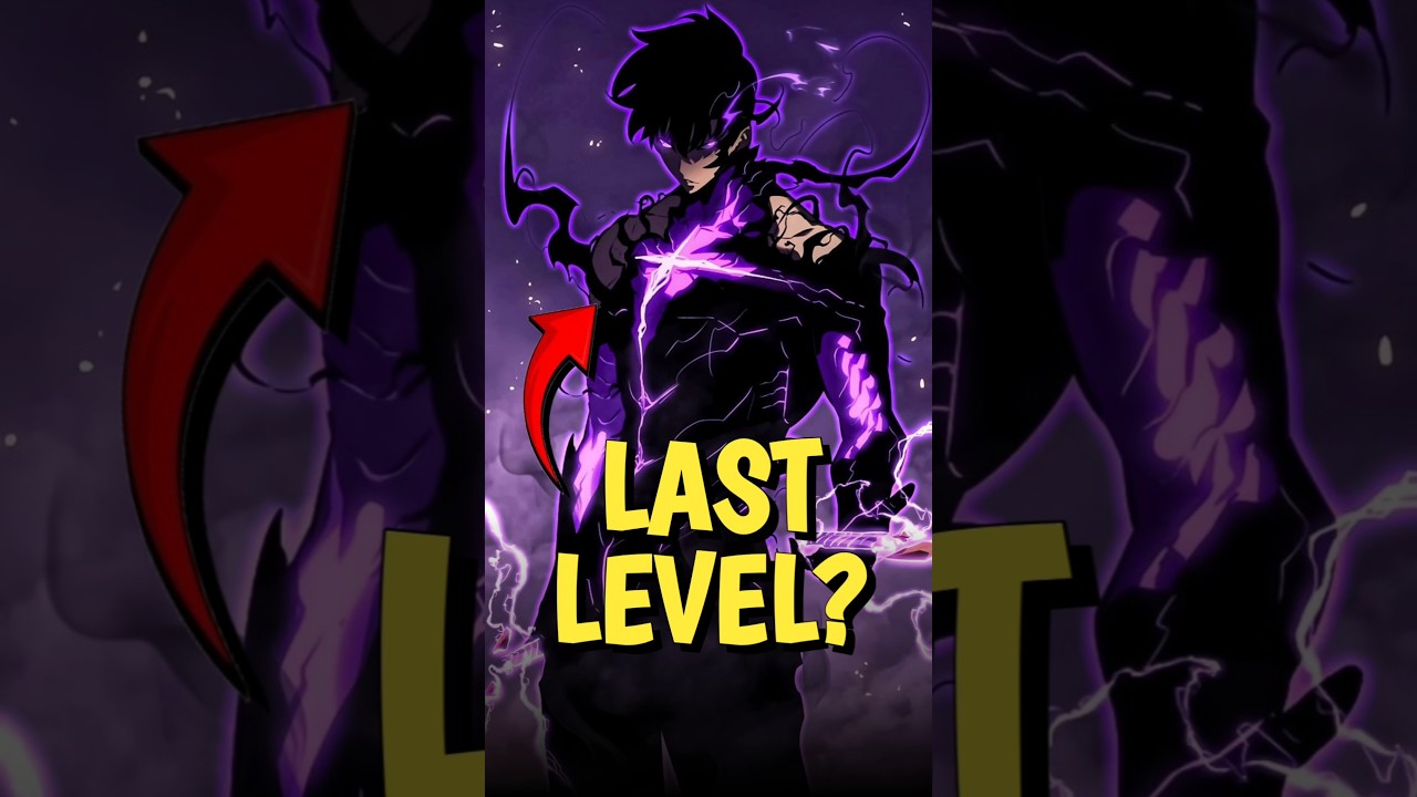 Sung Jinwoo Last Level? || Solo Leveling #shorts #sololeveling #shadowmornarch  #sungjinwoo