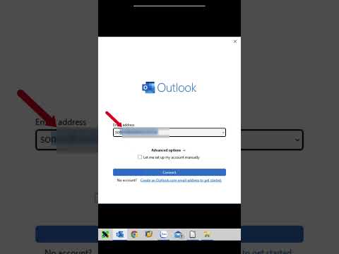 How to setup your work email with Outlook #shorts