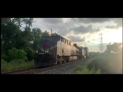 NS 294 With NS 8025 ES44AC GE Heritage unit The “Monongahela” Leading nice engineer