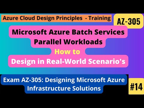 Designing Azure Batch Service Infrastructure Solutions