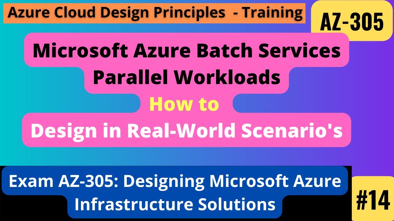 Designing Azure Batch Service Infrastructure Solutions