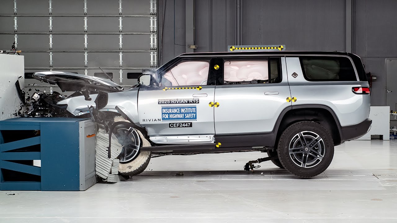 2025 Rivian R1S Crashes Its Way to IIHS Top Safety Pick+ Status ...