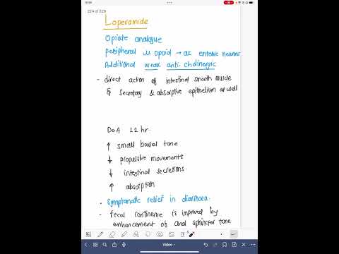 DRUG - LOPERAMIDE (ELDOPER /LOMOTIL) for diarrhoea