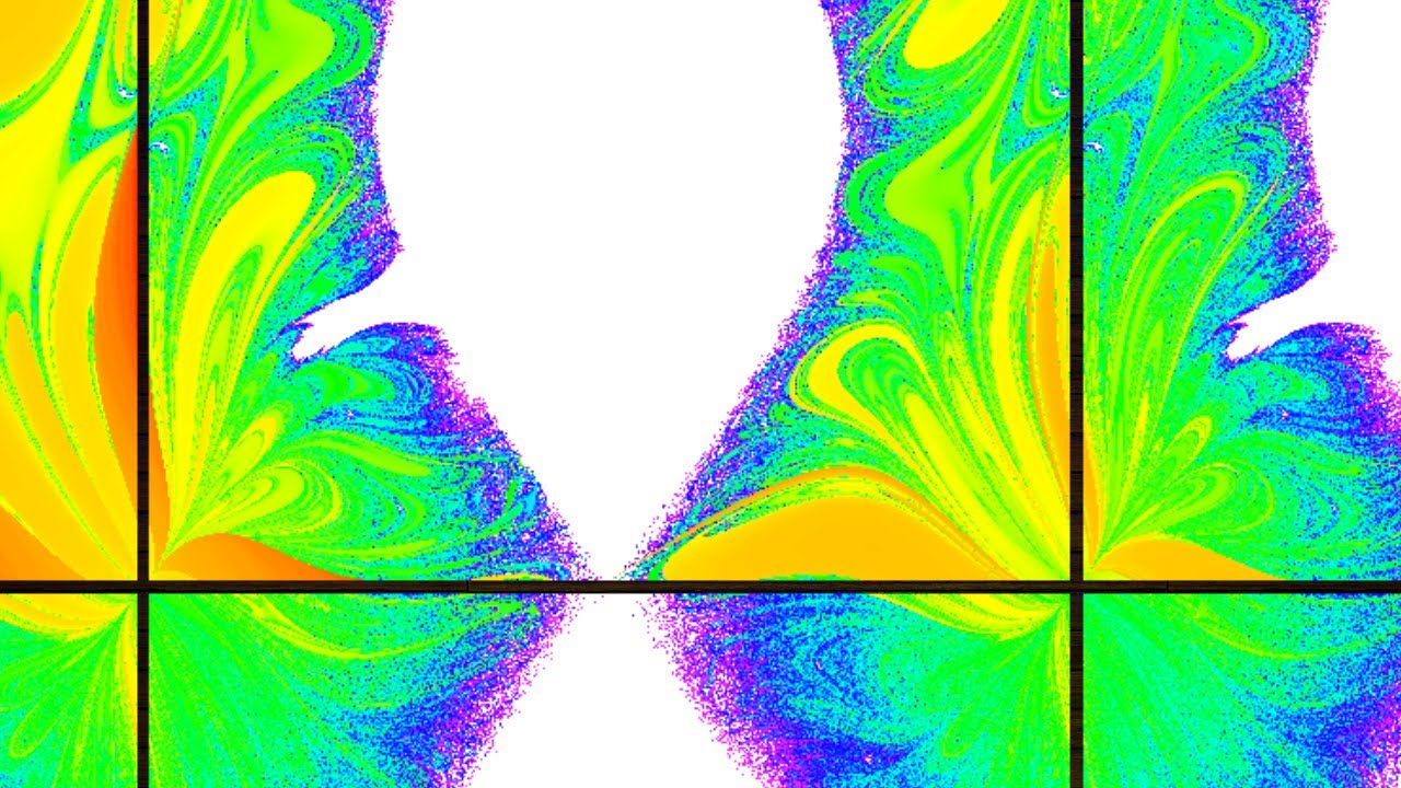 Double Pendulum Multiple Flips Visualization