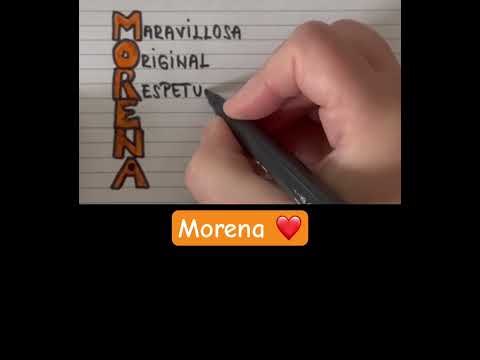 Significado del nombre MORENA #nombre #significado #morena