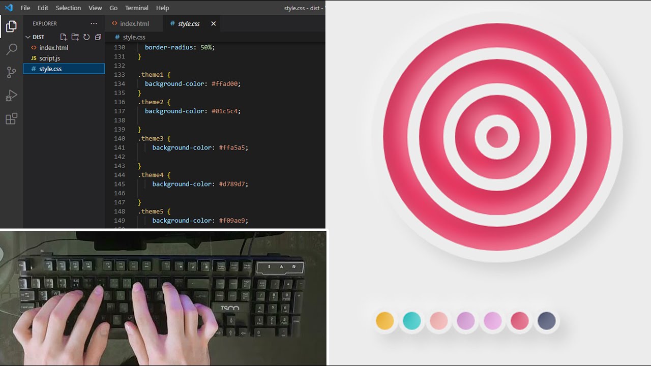ASMR Programming - Neumorphic Loading Animation With CSS - No Talking