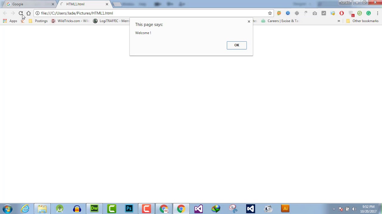 75 - JavaScript onload Event