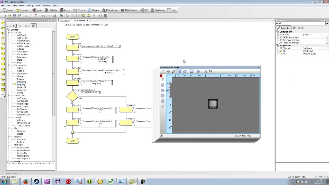 Flowcode 6 Components Creation SimpleUART