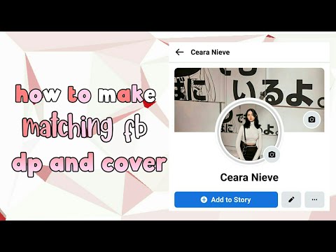 how to make matching fb dp and cover • rpw things
