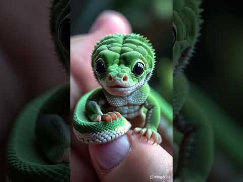 π Baby Emerald Tree Boa β Jungle Jewel in Mini Size! ππΏ