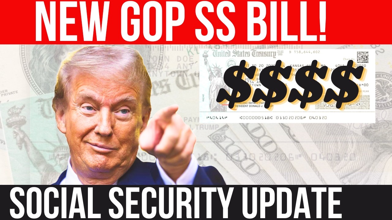 GOP INCREASES SOCIAL SECURITY IN NEW BILL! SSA SSI SSDI Payments | Social Security Update