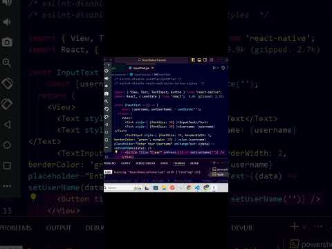 Text Input Component in React Native 2024